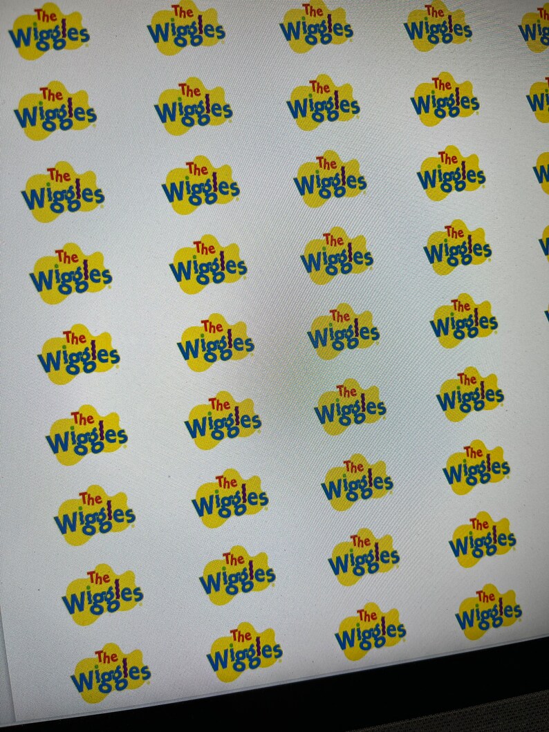 Wiggles Oval Stickers- Pack of 55 1.5" X 0.75" - Etsy