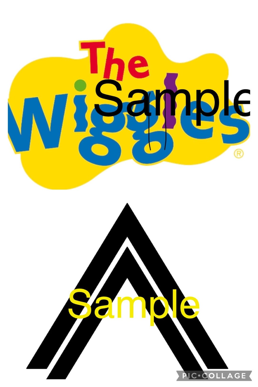 Wiggles DIY Logo and Double V Iron on Decals Material Only - Etsy