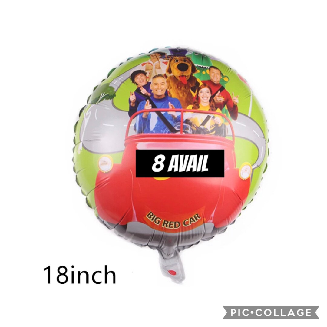 18” Wiggles Foil Balloons - Etsy