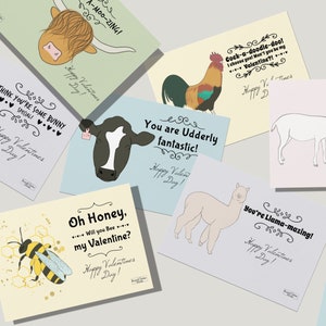 Printable PDF Educational Farming & Agricultural Themed Valentines Day ...
