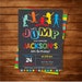 Editable, Jump Birthday Invitation, Jump Invitation, Jump Party, Canva ...