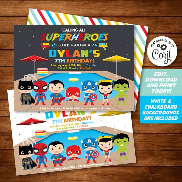 Avengers Party - Etsy
