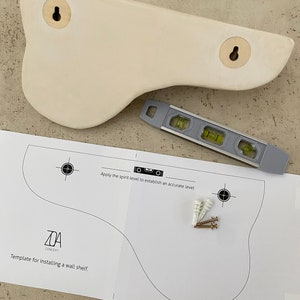 Organic Plaster Shelf | SET of TWO | Plaster Floating Shelves | Custom ...