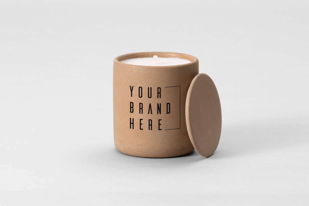 Private Label Candle Honeycomb Concrete Medio Corporate Gift Business ...