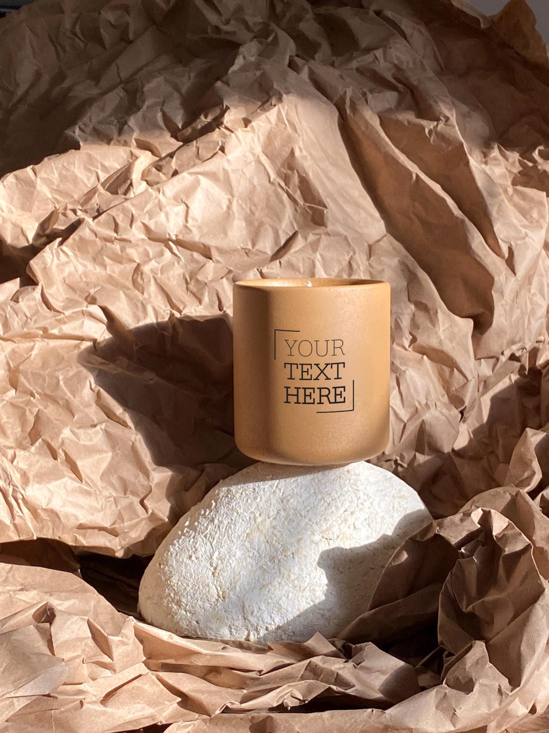 Private Label Candle Honeycomb Concrete | Medio | Corporate Gift ...