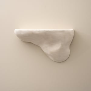 Organic Plaster Shelf | SET of TWO | Plaster Floating Shelves | Custom ...