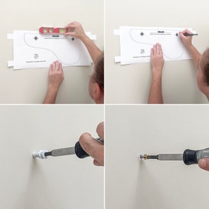 Organic Plaster Shelf | SET of TWO | Plaster Floating Shelves | Custom ...