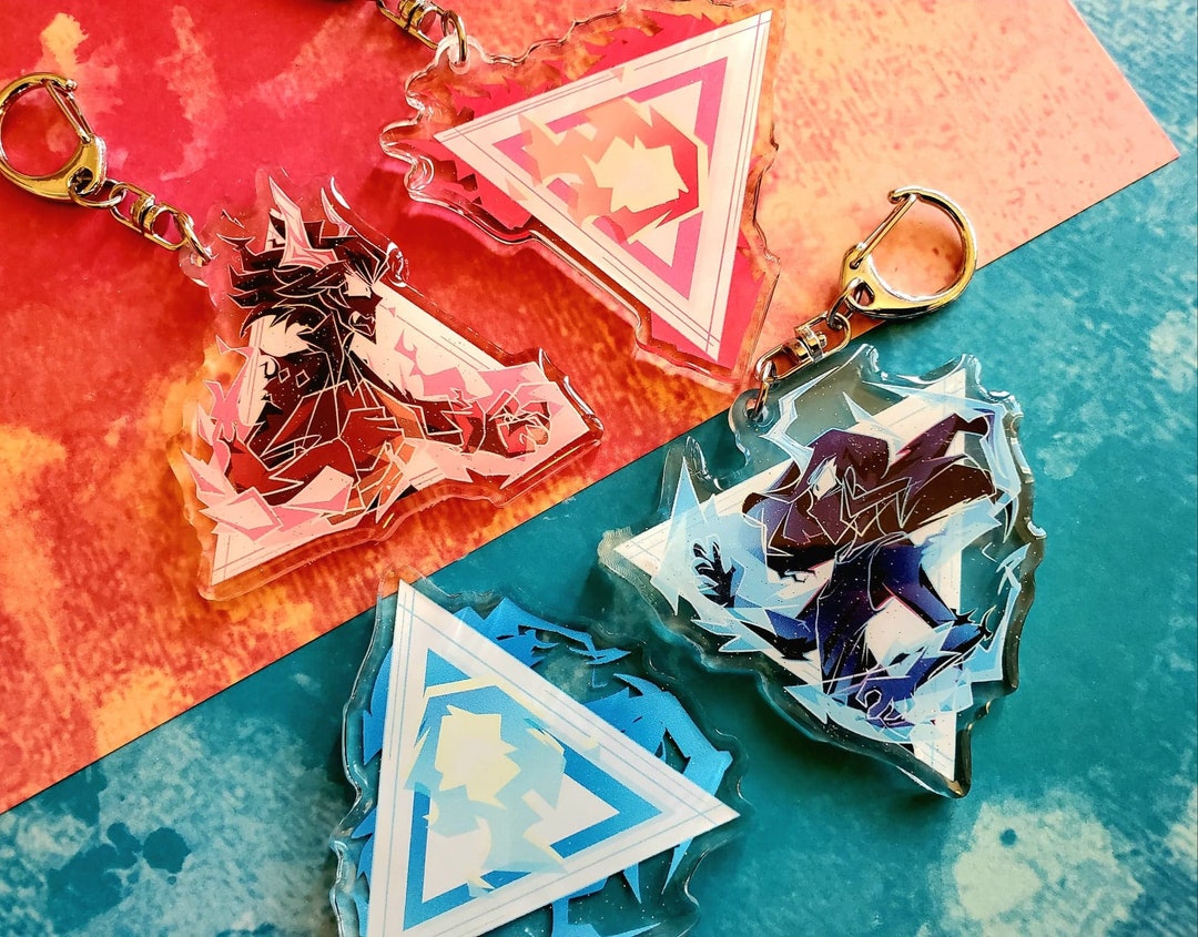 Kakumeis and Guerusei | Glitter Keychain - Etsy