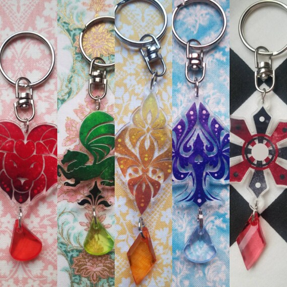 Card Suit Loyalty Keychain | Etsy