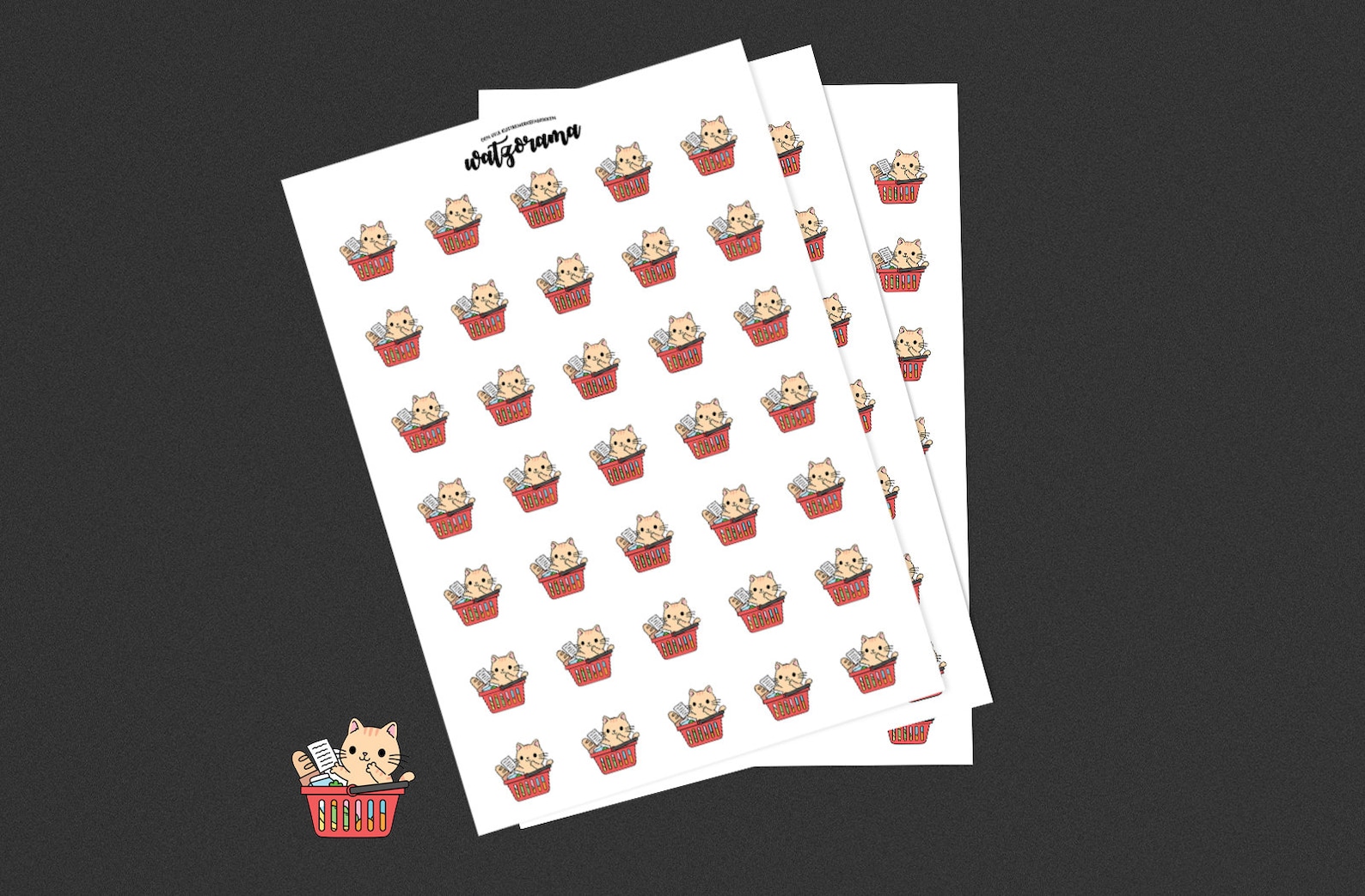 Grocery Shopping Stickers - Etsy