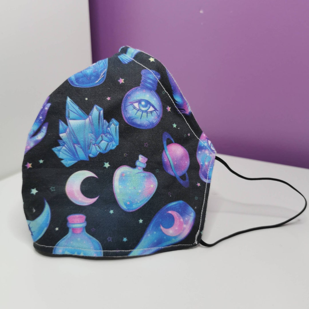 Occult Magic Face Mask/covering Dungeons & Dragons, Reusable Mask, Mask ...