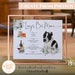Custom Dog Bar Menu Sign, Pet Wedding Drink Sign, Pet Portrait Bar Menu ...