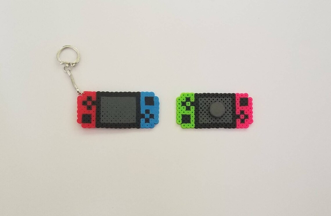 Perler Nintendo Switch Magnet/keychain - Etsy