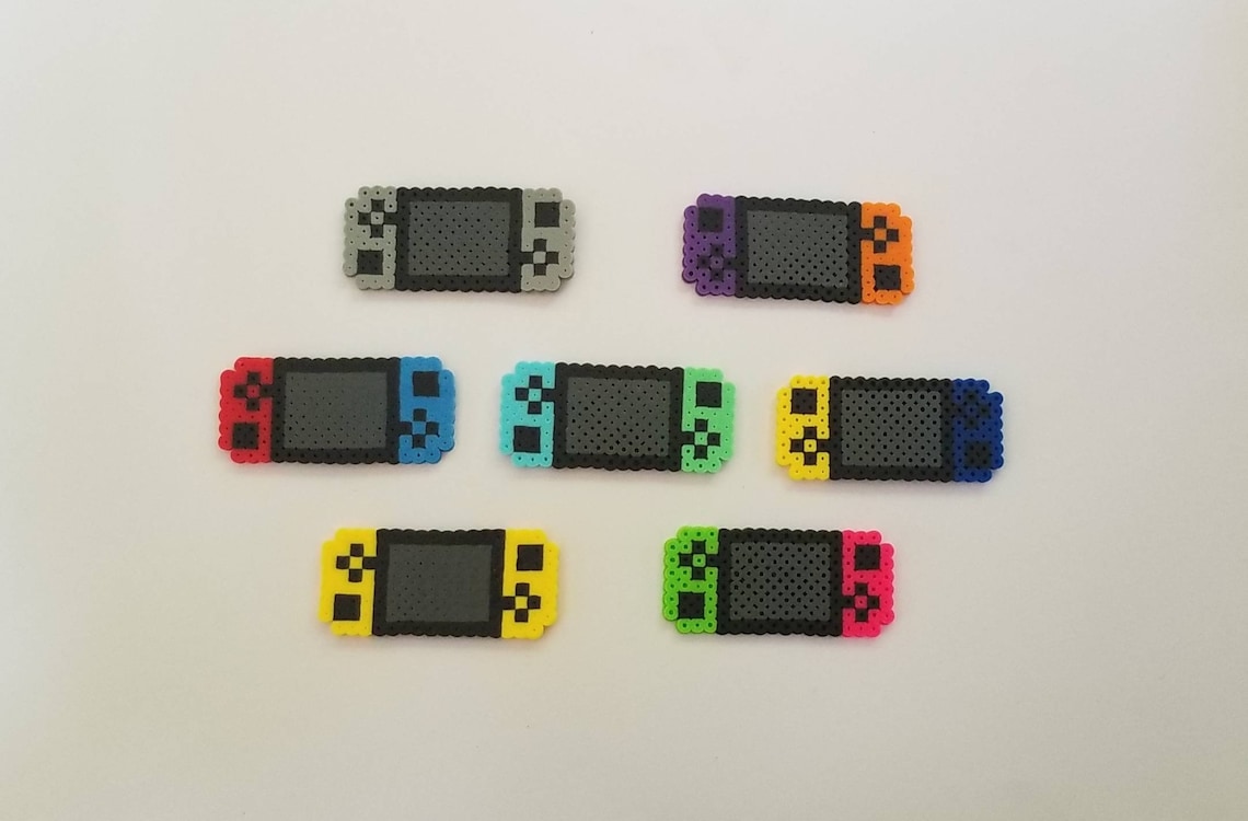 Perler Nintendo Switch Magnet/keychain - Etsy