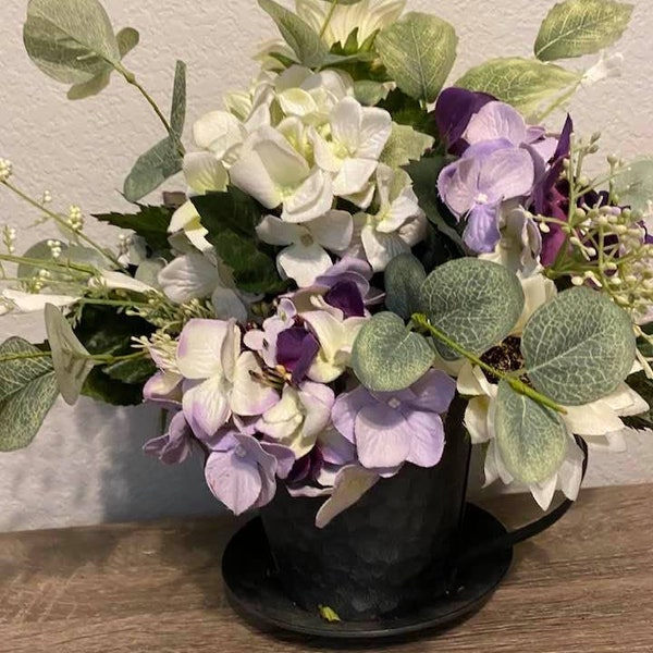 Hydrangea Tea Cup - Etsy