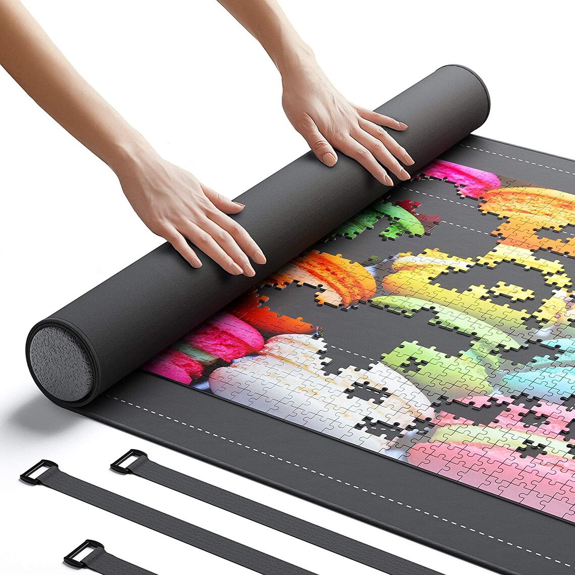 2 Pack Roll Up Puzzle Mat Jigsaw Puzzle 1000 Pieces Magic Etsy