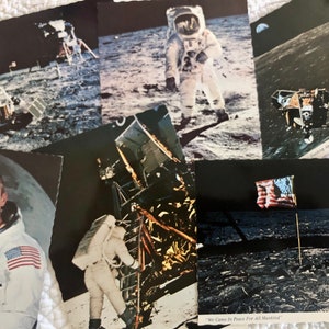 Apollo 11 Vintage Postcards/ Moon Landing Post Cards/ Man on the Moon ...