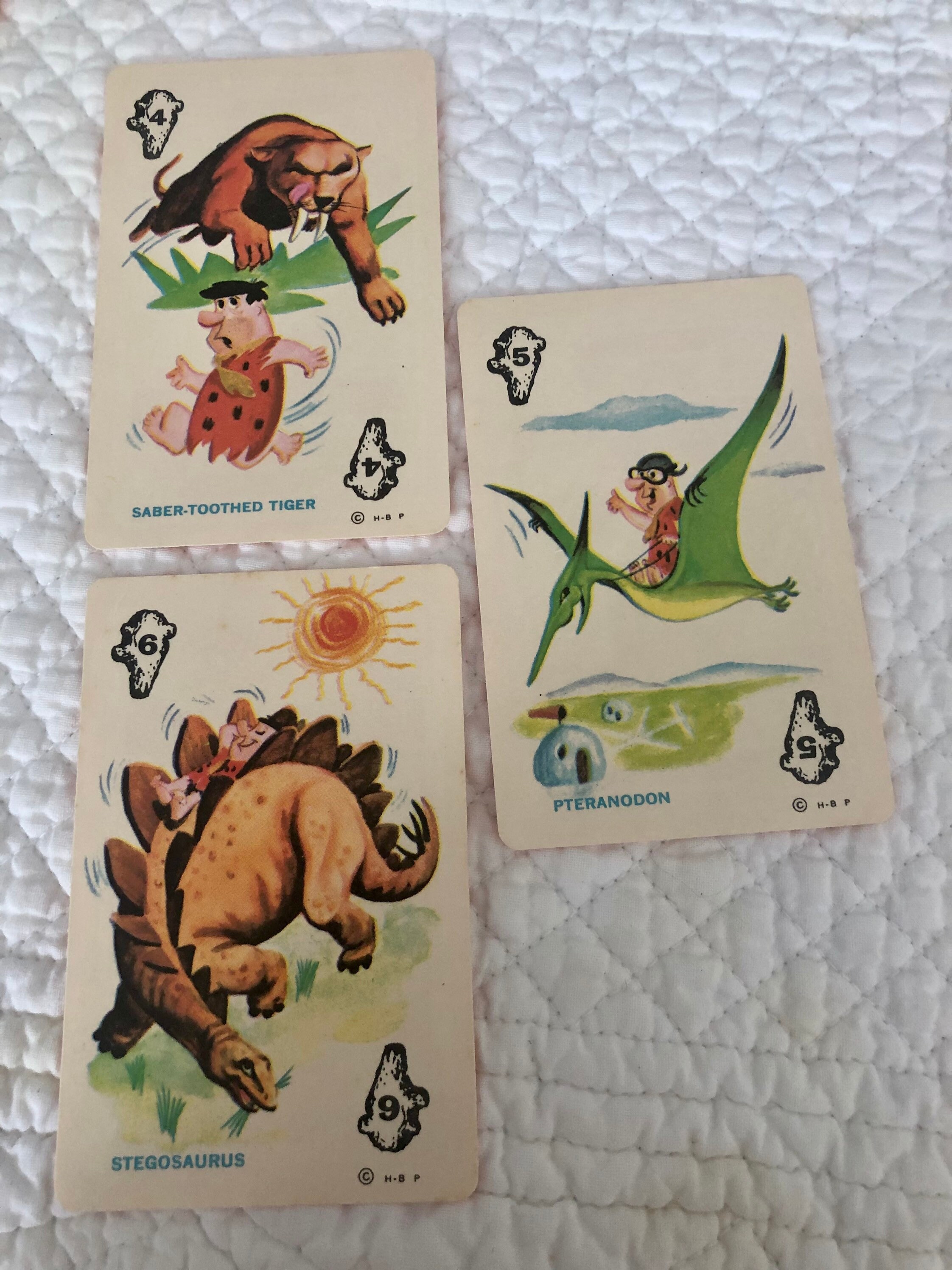 Vintage Flintstones Playing Cards 9pc/ Vintage Flintstones - Etsy