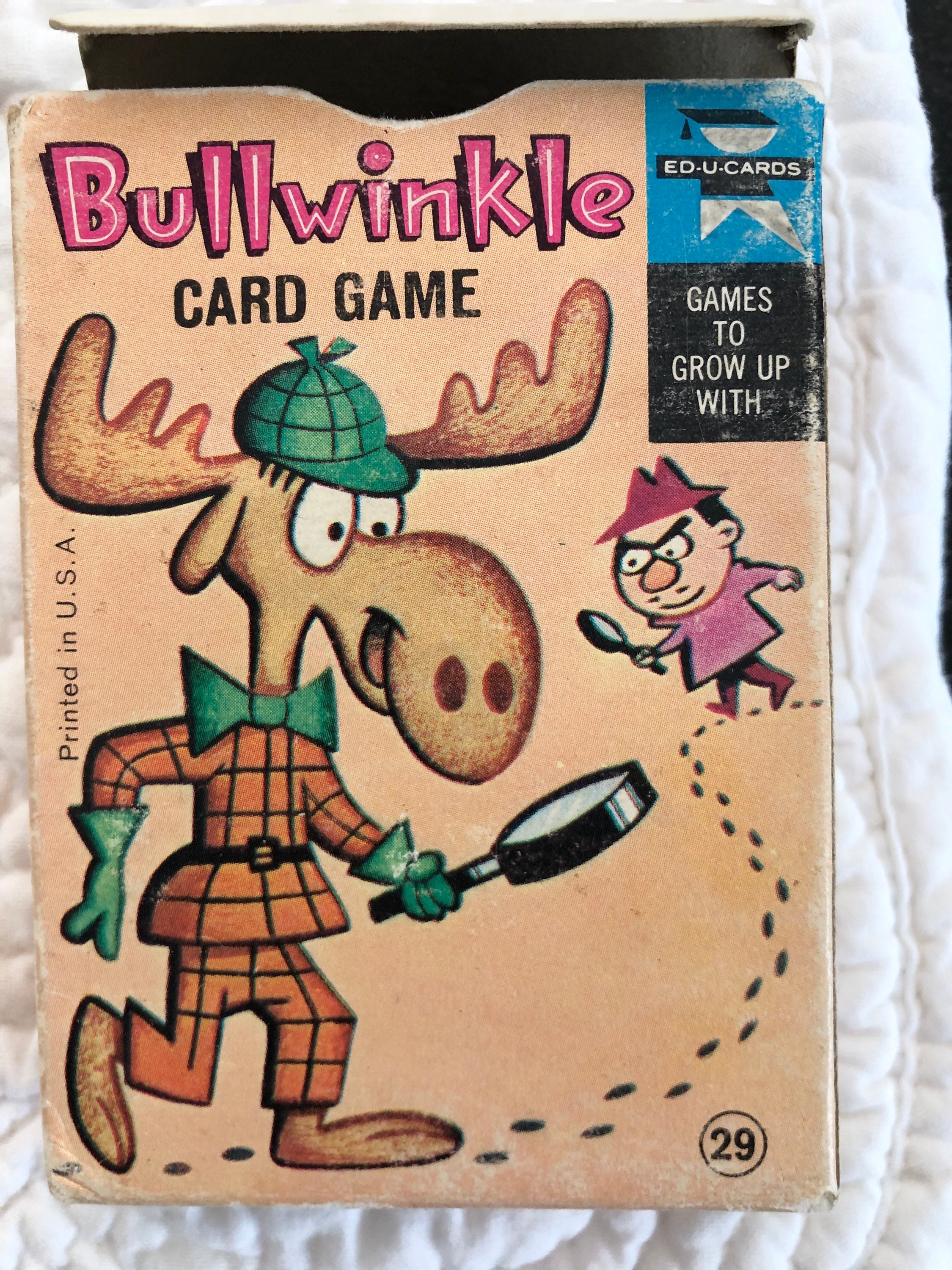 Vintage Bullwinkle Rocky Playing Cards 9pc/vintage Boris - Etsy