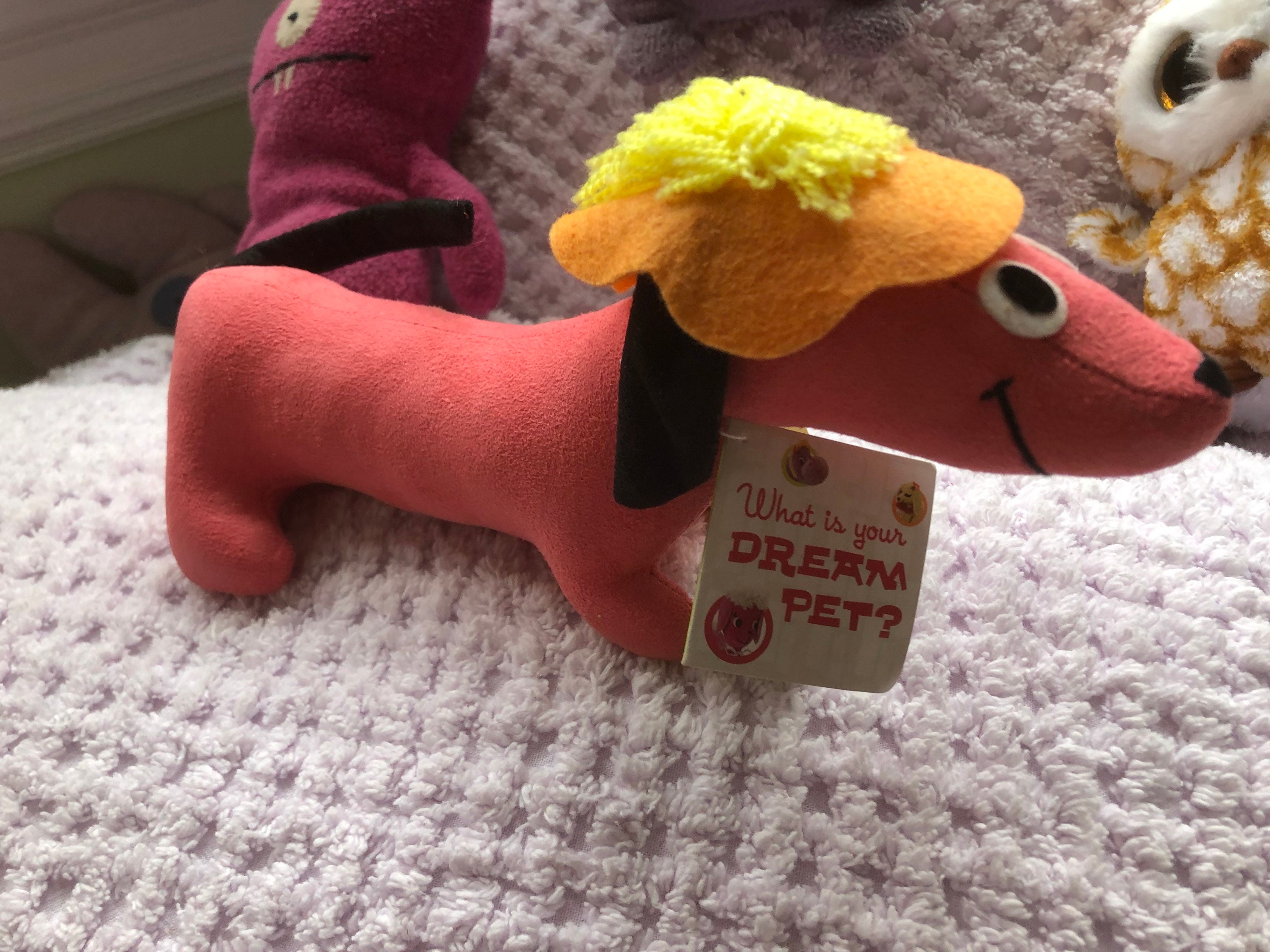 Vintage Dakim Dream Pet Sawdust Stuffed Dog /japan Stuffed Dog Animal ...