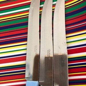 Vintage Stainless Steak Knives/quikut Steak Knife Set/pastel Steak ...