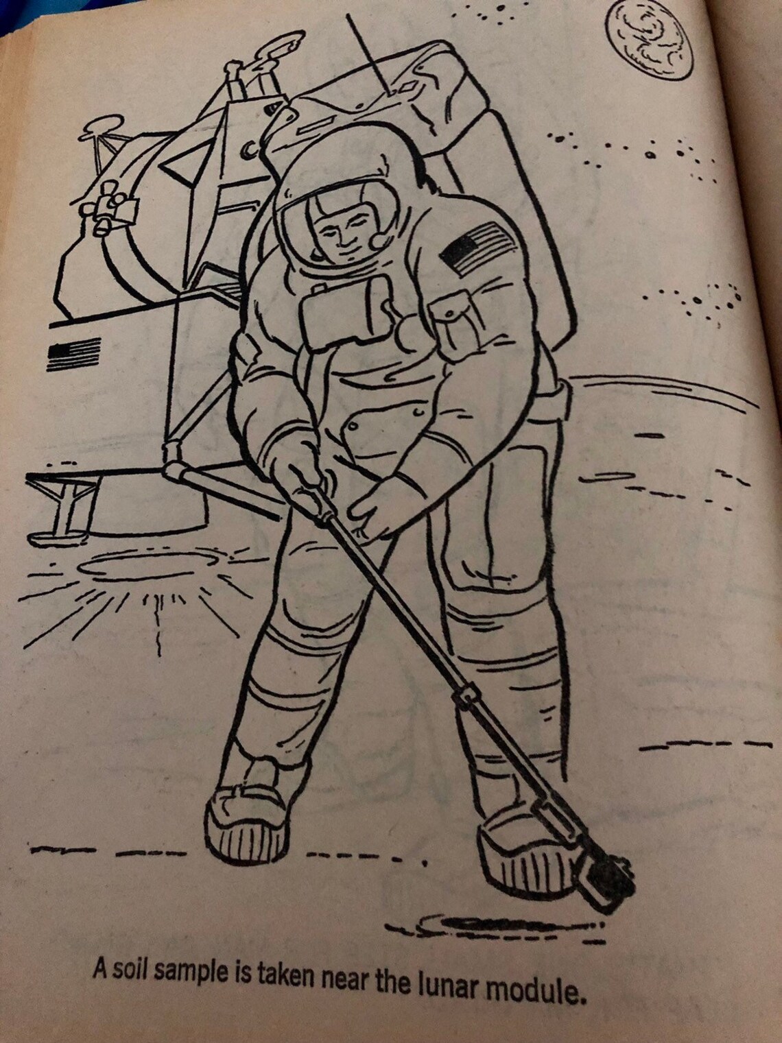 Apollo 11 coloring book/coloring book moon landing/moon | Etsy