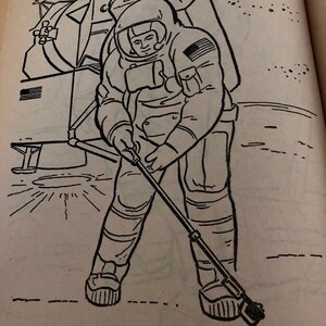 Apollo 11 Coloring Book/coloring Book Moon Landing/moon - Etsy