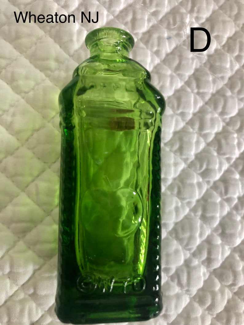 Vintage Wheaton Bottles/wheaton NJ Mini Bottle/mini Glass - Etsy
