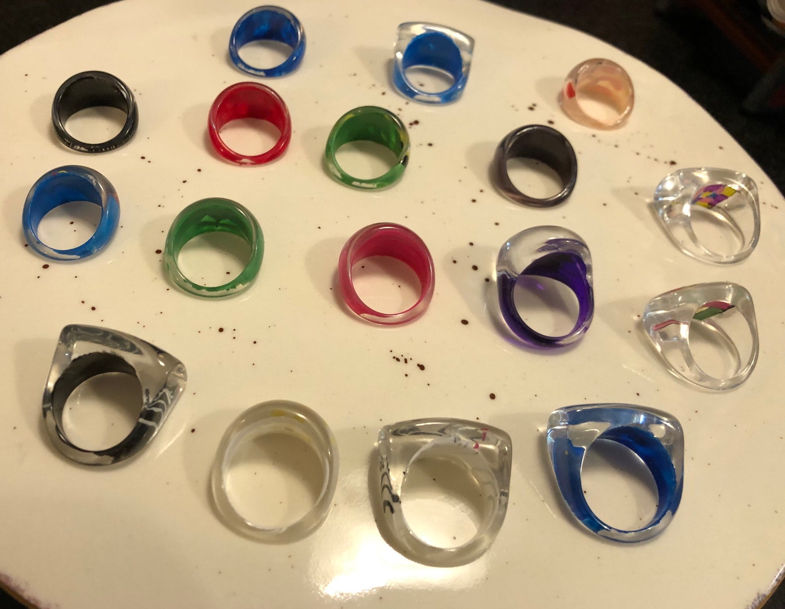 Vintage Lucite Ring/vintage Lucite Ring/1980s Lucite Statement - Etsy ...