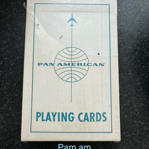 Vintage Airline Playing Cards/pam Am Playing Cards/twa Playing Card ...