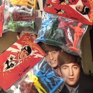 Beatles Plastic Figures/vintage Beatles Plastic Toy Collectable ...
