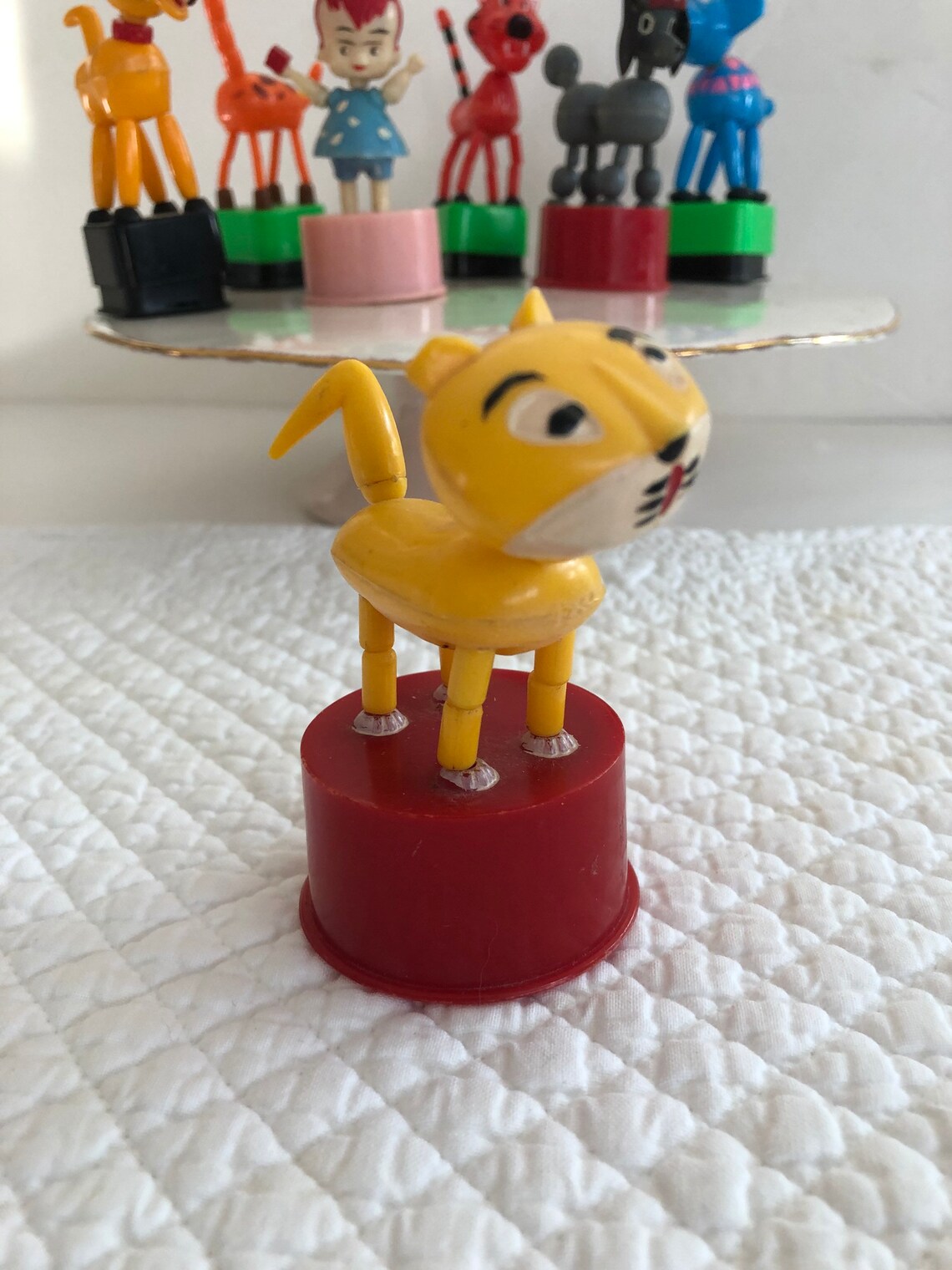 Vintage Push Puppet/vintage Collapsible Push Toy/kohner Push - Etsy
