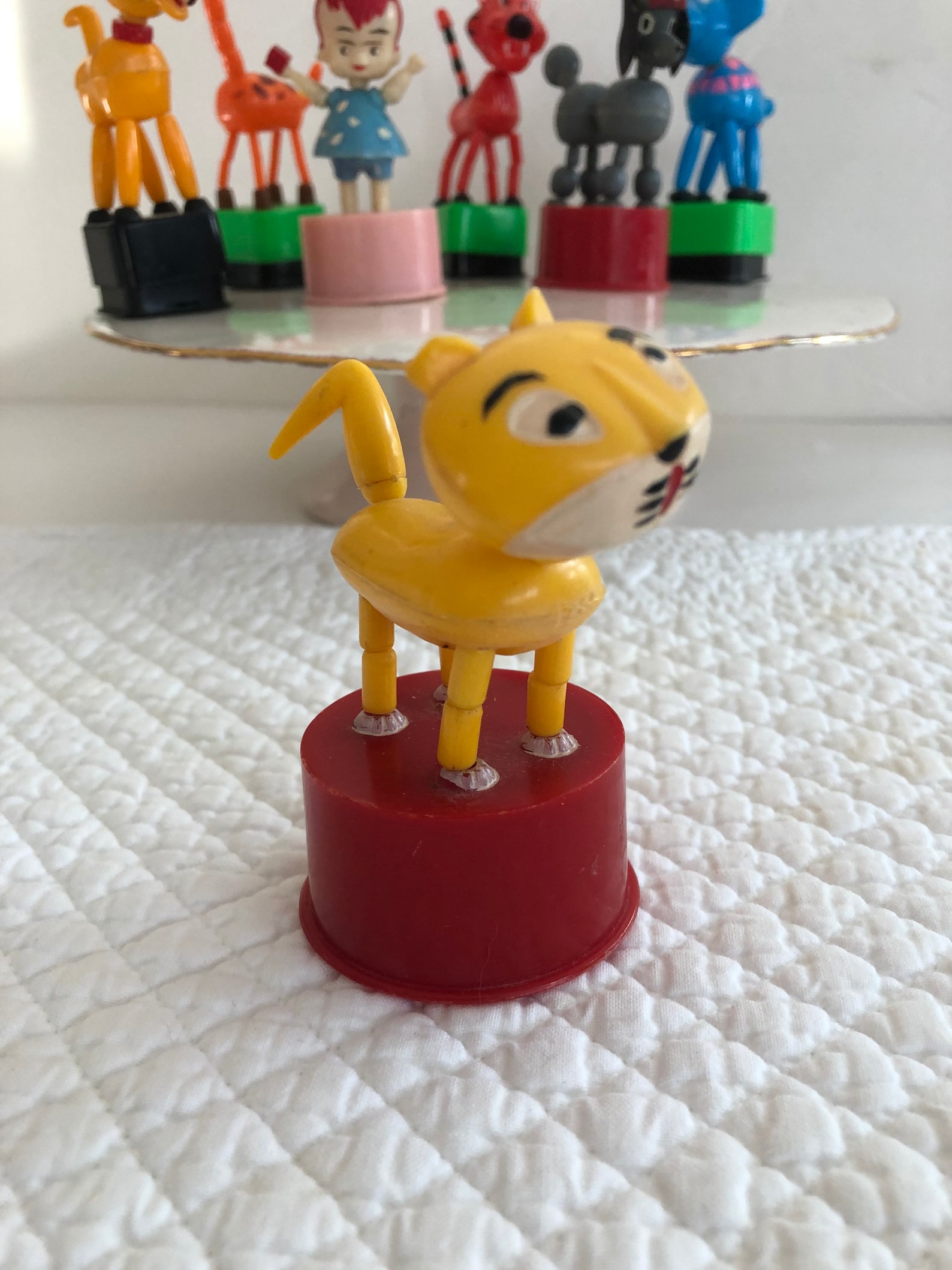 Vintage Push Puppet/vintage Collapsible Push Toy/kohner Push - Etsy