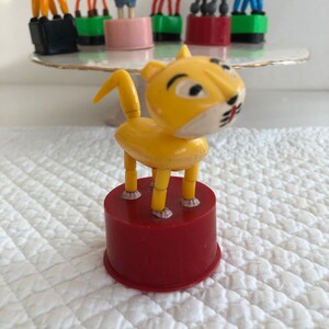 Vintage Push Puppet/vintage Collapsible Push Toy/kohner Push Puppet Toy ...