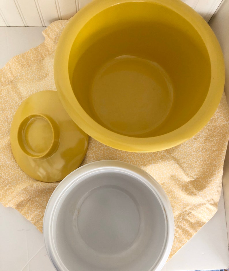 Vintage Kenro Ice Bucket/melmac Yellow Ice Bucket/mid Century | Etsy