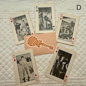 Vintage the Monkees Cards/6pc the Monkees Cards/vintage Davy Jones Card ...
