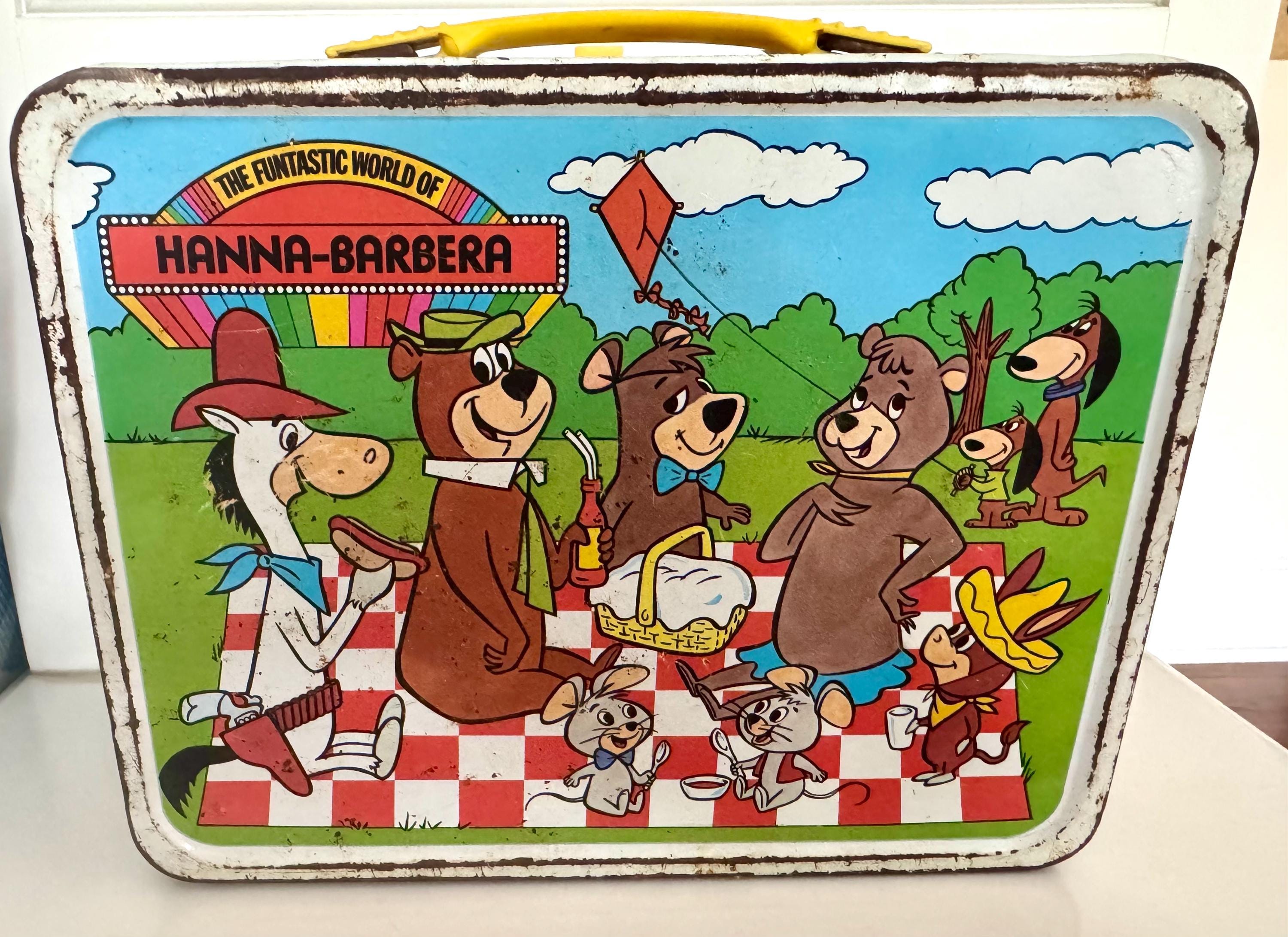 Vintage 1977 Flinstones Yogi Bear Lunchbox /funtastic World Hanna ...
