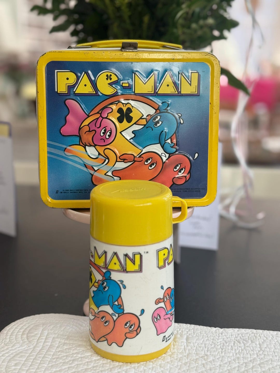Vintage PAC-MAN Lunch Box/1980 Pac Man Lunch Box/vintage Pac-man/1980s ...