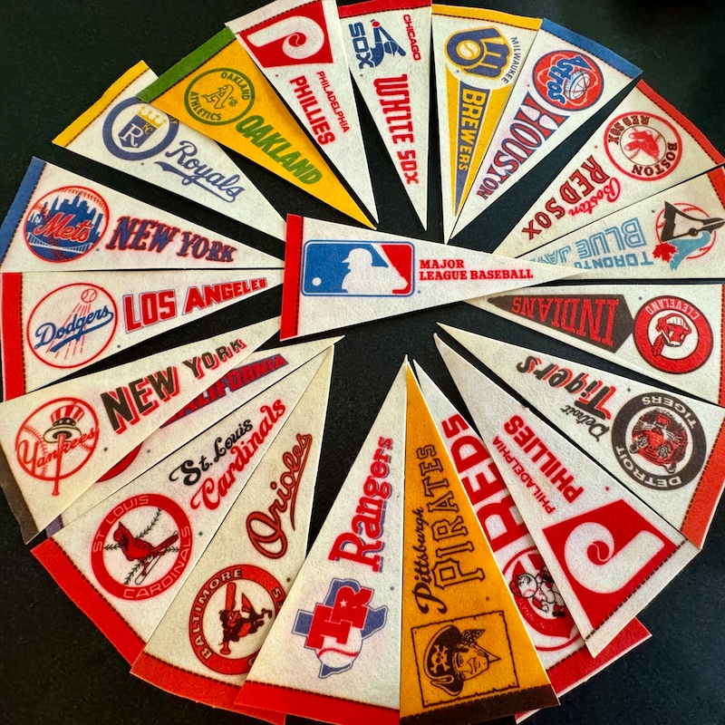 Baseball Pennants - Etsy