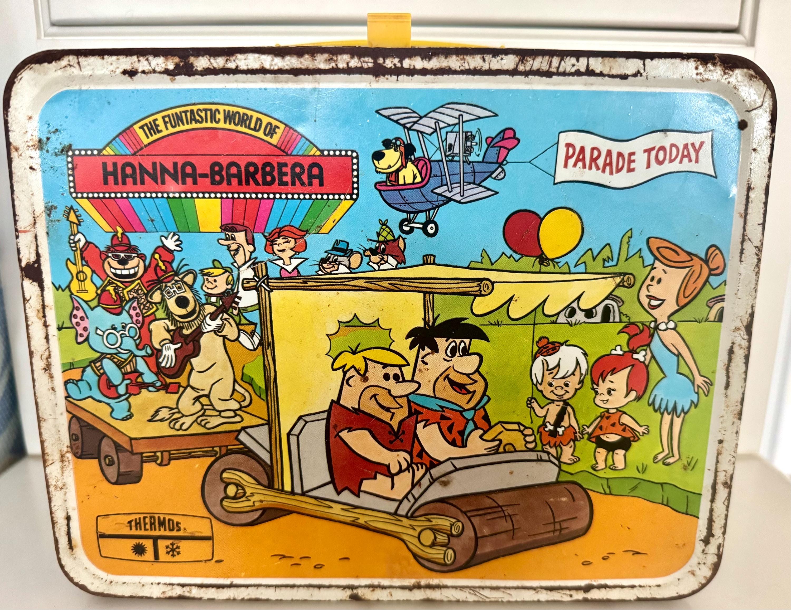 Vintage 1977 Flinstones Yogi Bear Lunchbox /funtastic World Hanna ...