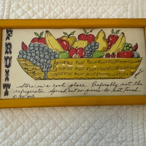 Vintage Soovia Janis Prints/jacque Pati Kitchen Art Print/jacque Pati ...