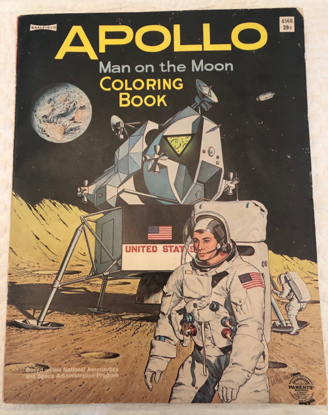 Apollo 11 Coloring Book/coloring Book Moon Landing/moon - Etsy