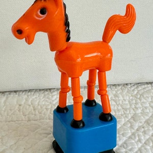 Vintage Push Puppet/vintage Collapsible Push Toy/kohner Style Push ...