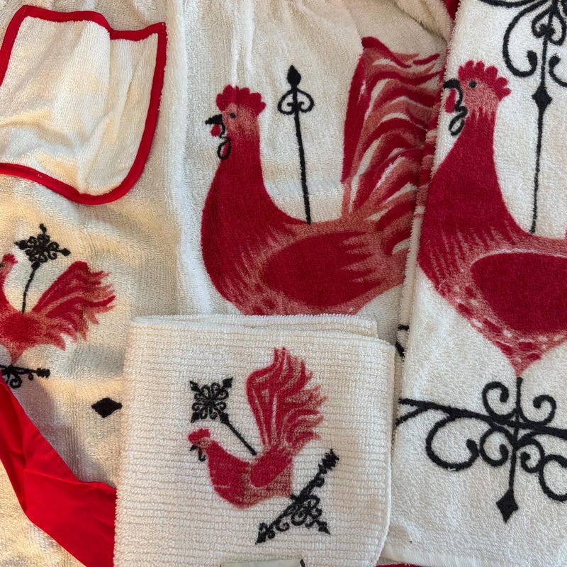Rooster Dish Towels - Etsy