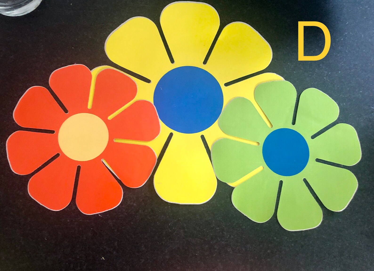 Vintage Flower Power Flower Stickers/groovy 1970s Flowers/vintage ...