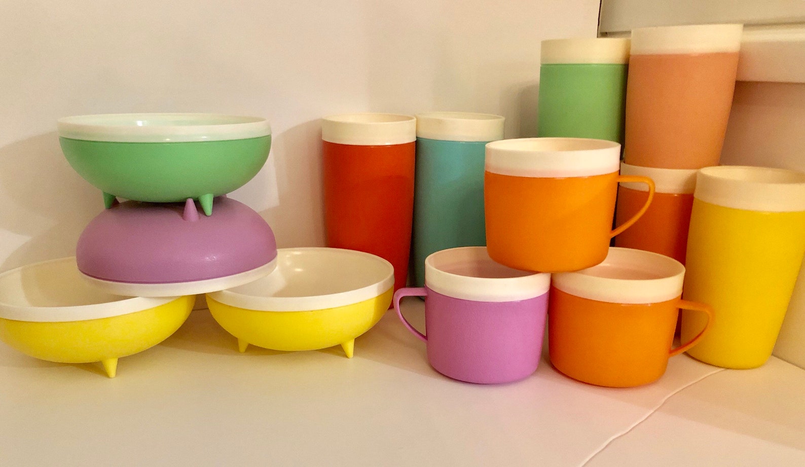 Vintage Therm-o-ware Bolero Bowls/vintage Therm-o-ware | Etsy