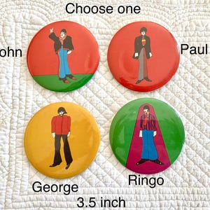 Vintage Beatles Pins/the Beatles Pin Back/meet the Beatles Pins/beatles ...