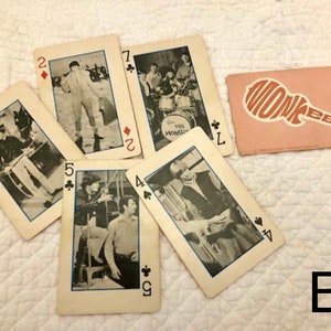 Vintage the Monkees Cards/6pc the Monkees Cards/vintage Davy Jones Card ...