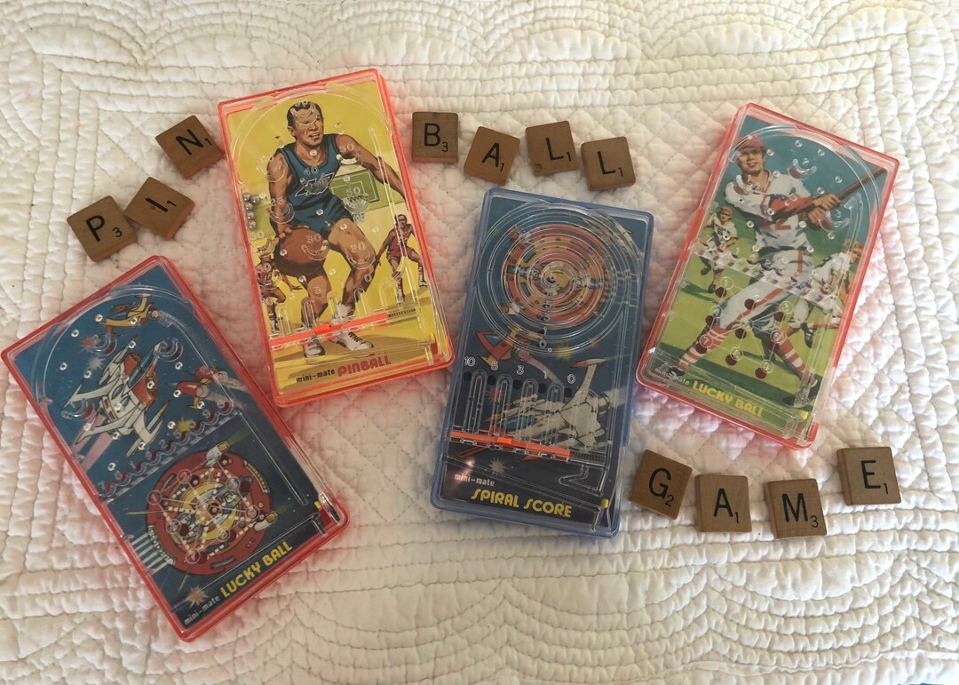 Mini Mate Pinball/hand Held Pinball/mini Pinball/basketball - Etsy