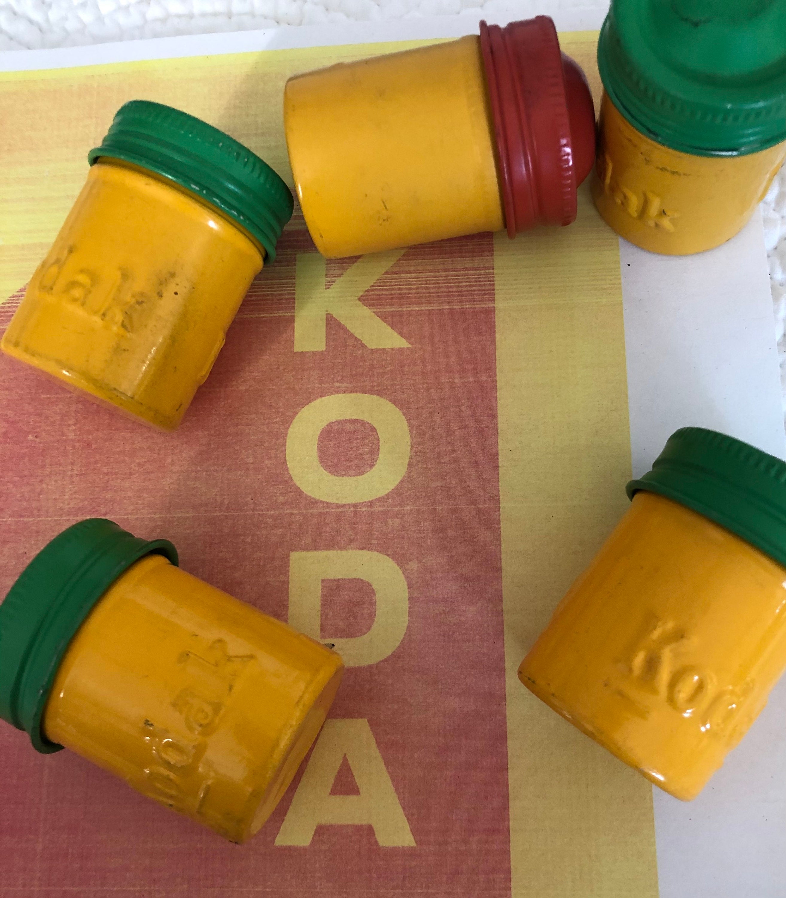 Vintage Kodak film cans/35mm film canisters/Kodak | Etsy